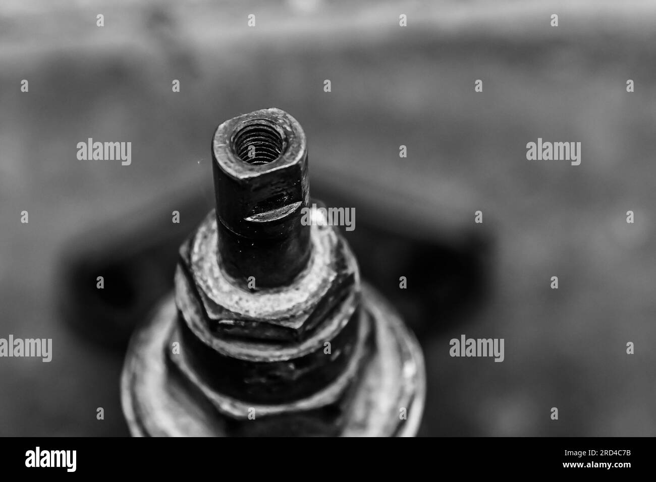 abstract of exterior old water faucet broken Stock Photo - Alamy