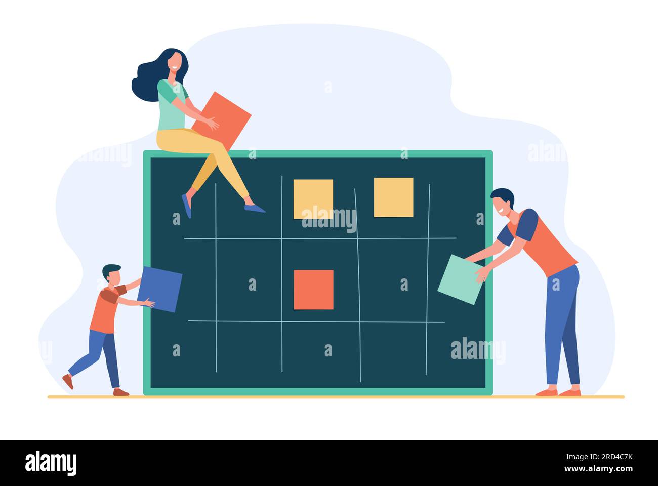 Sticky tasks Cut Out Stock Images & Pictures - Alamy