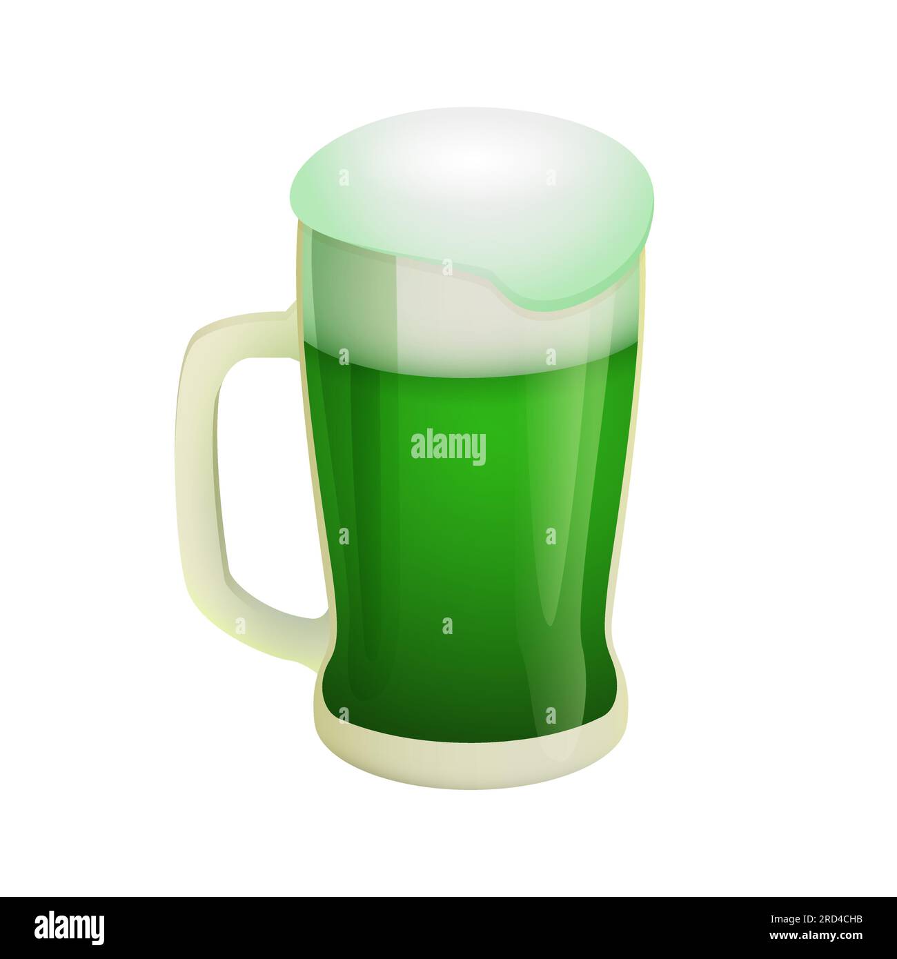 Mug of green ale Stock Vector Image & Art - Alamy
