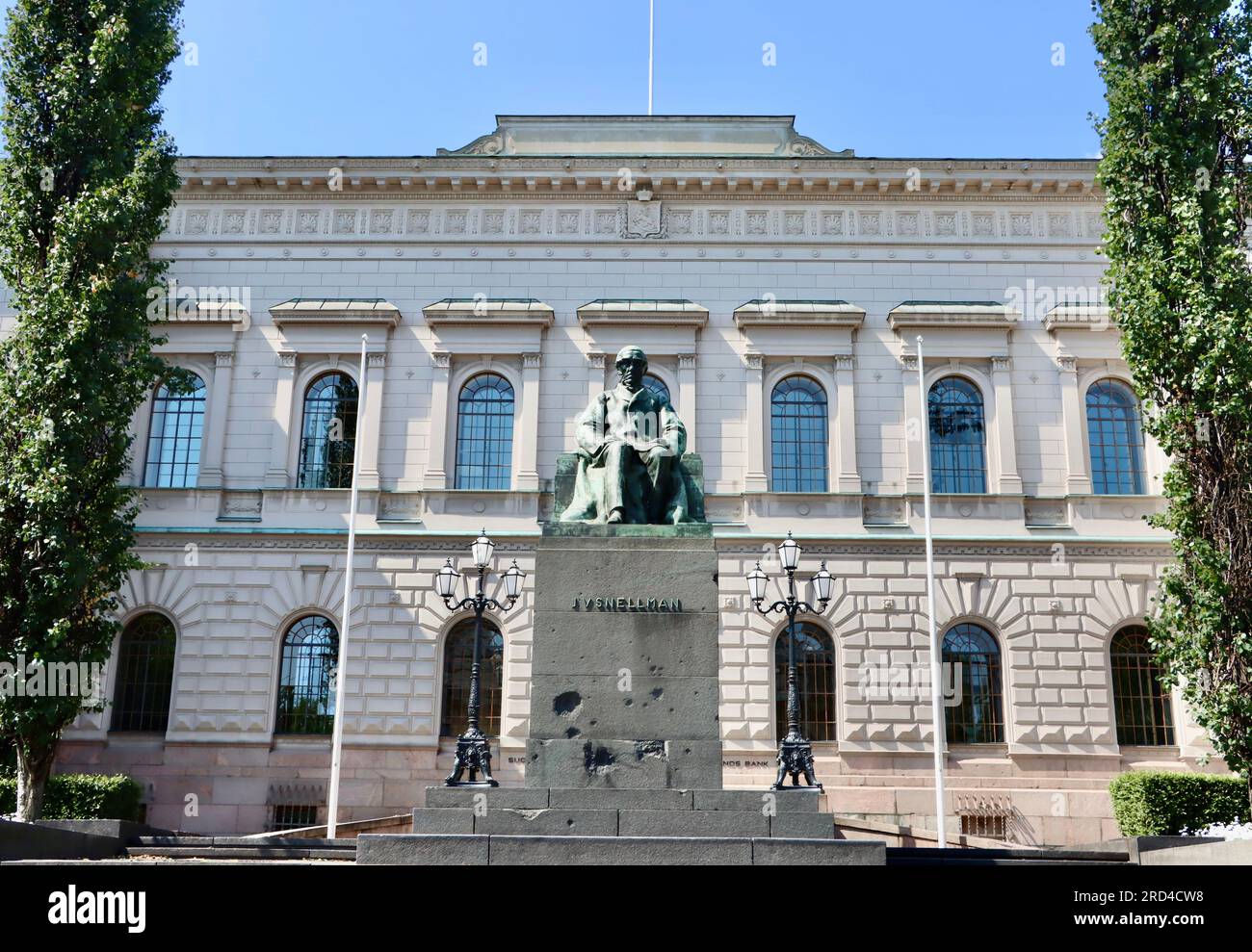 J v snellman statue hi-res stock photography and images - Alamy