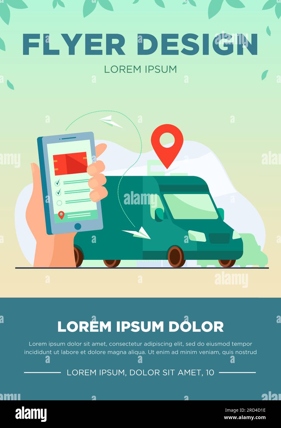 Customer using mobile app Stock Vector Images - Alamy