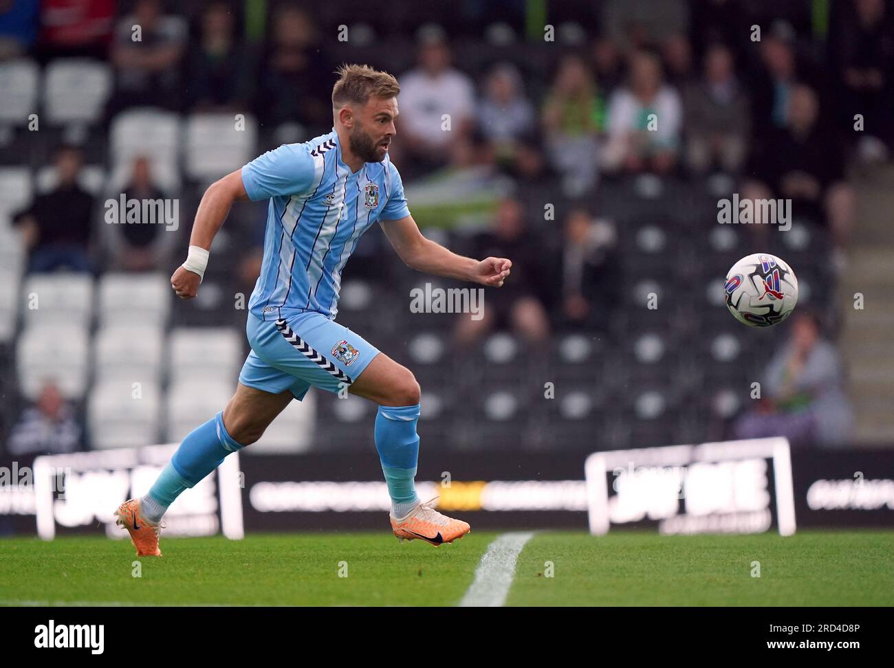 Coventry City's Matthew Godden during the pre-season friendly match at ...