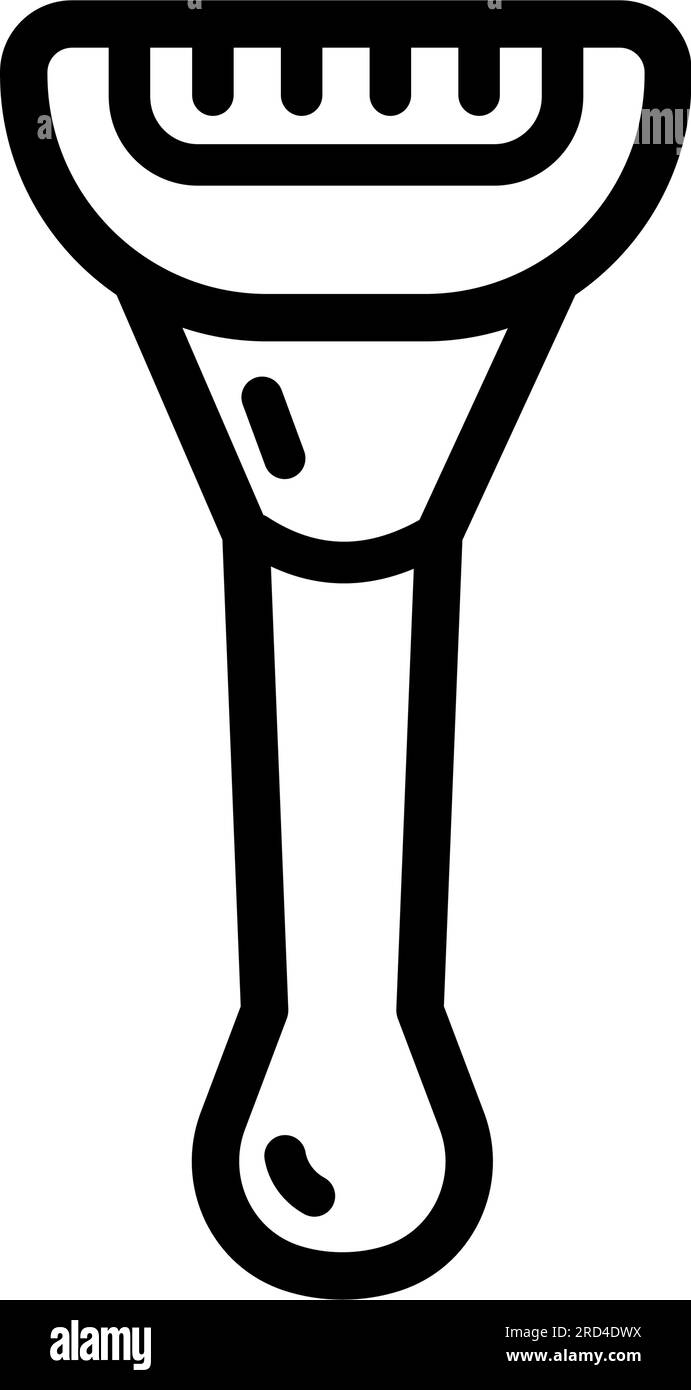 Straight razor vector vectors Black and White Stock Photos & Images - Alamy