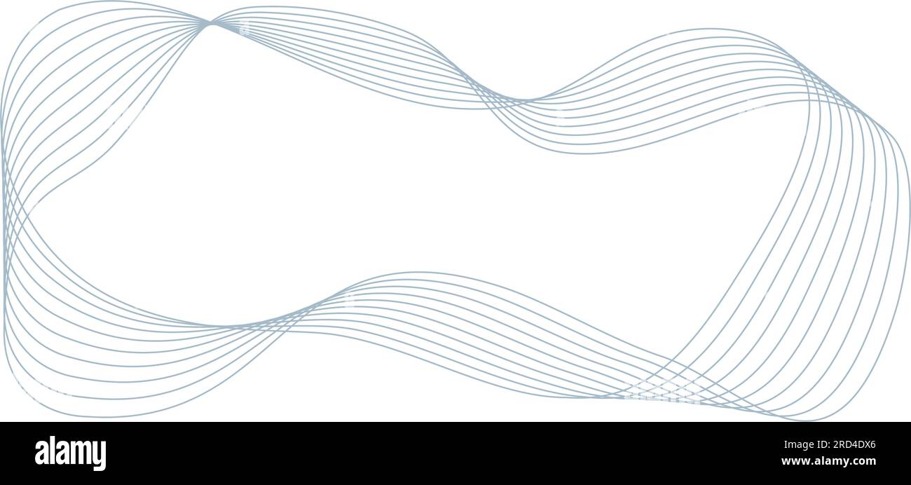 Curve lines one color minimal background with copy space, technology ...