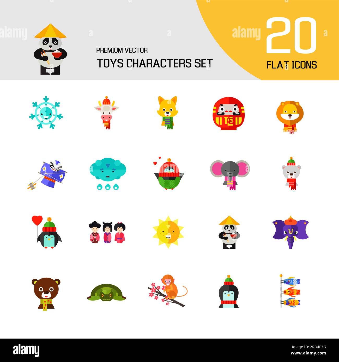 Character group toys hi-res stock photography and images - Alamy