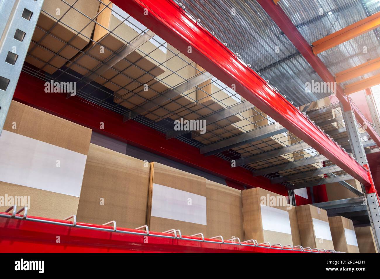 Retail Warehouse Cardboard Boxe and Packages. Logistics, Sorting and ...