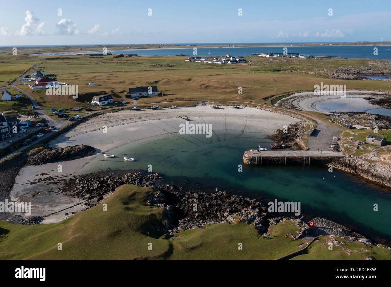 Scarinish tiree aerial hi-res stock photography and images - Alamy