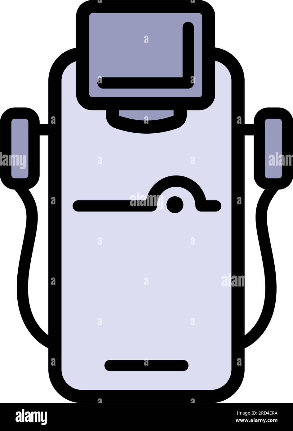 Laser epilation equipment icon color vector. Hair skin. Removal hair ...