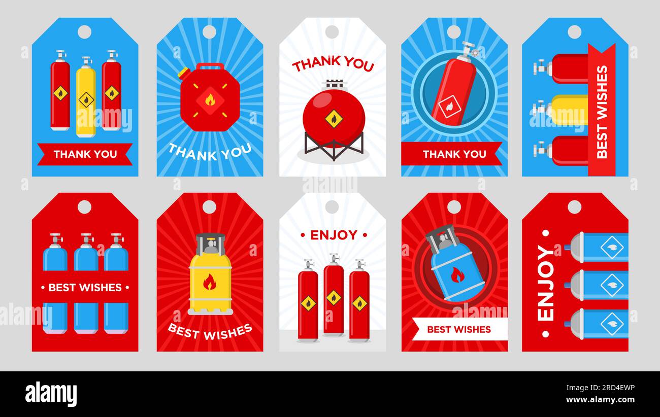 Gas production company tags set Stock Vector Image & Art - Alamy