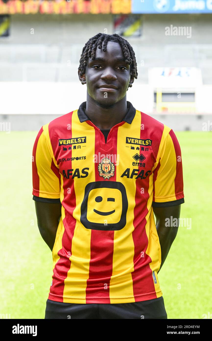 Mechelen, Belgium. 18th July, 2023. Mechelen's Frederic Soelle Soelle ...