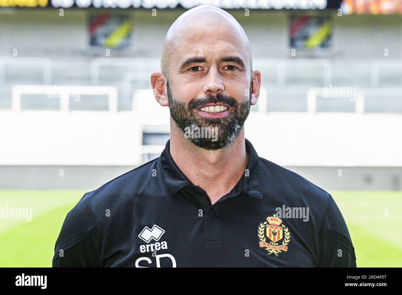 Mechelen, Belgium. 18th July, 2023. Mechelen's head coach Steven Defour ...
