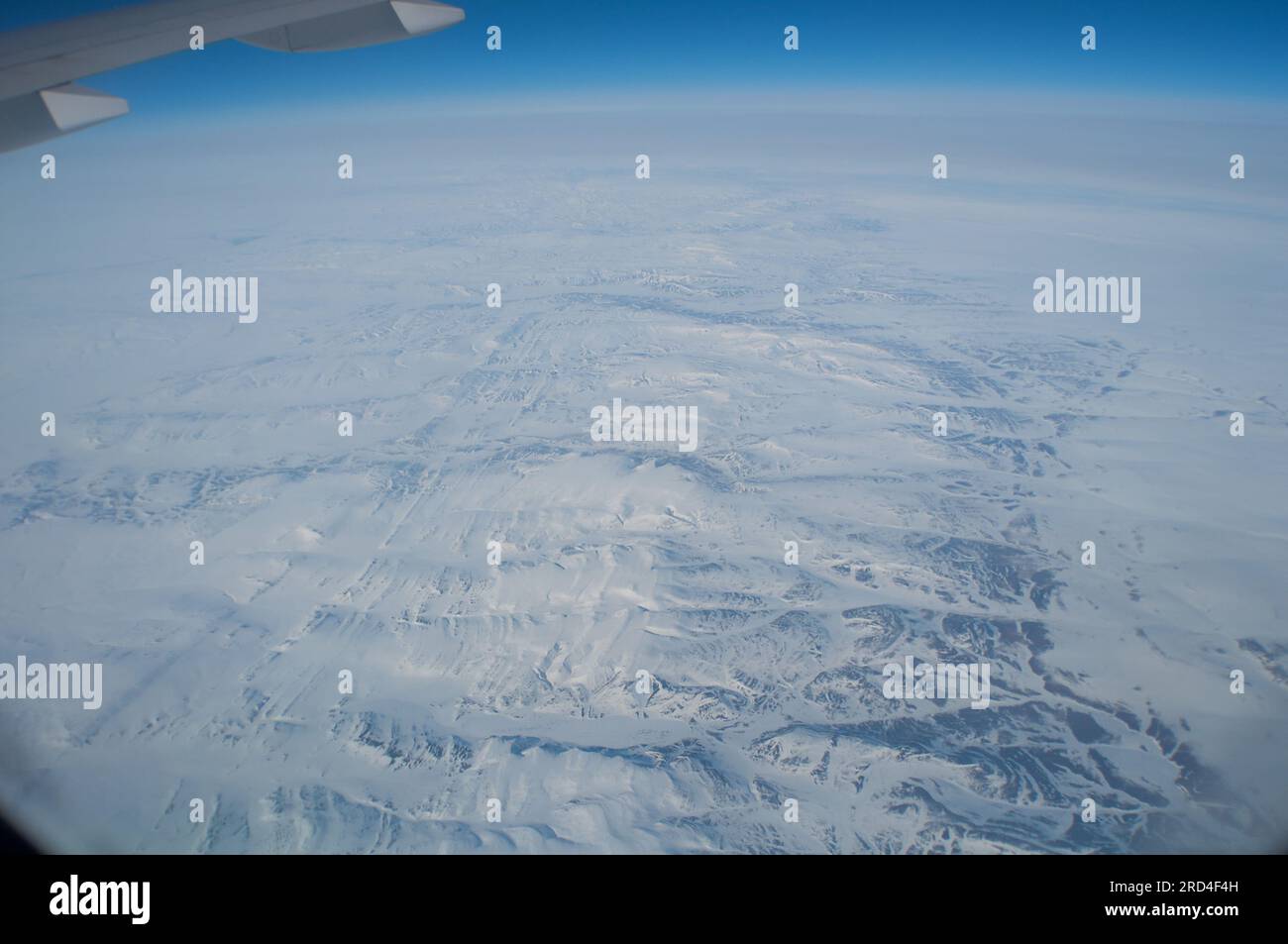Aerial Snowy Patterns Stock Photo - Alamy