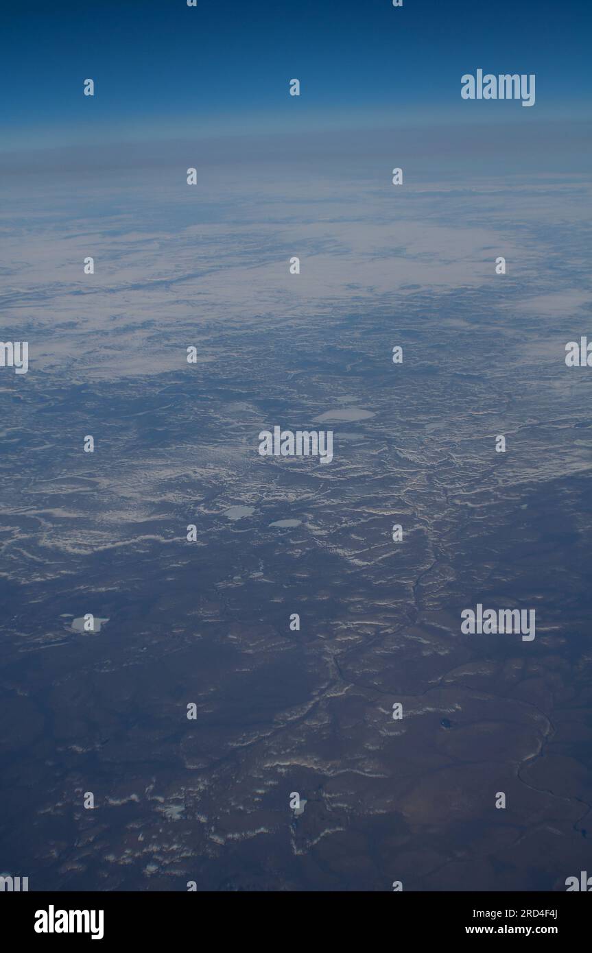 Aerial Waterways to Horizon Stock Photo - Alamy
