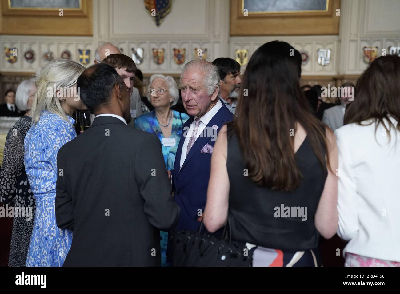 King charles windsor castle reception hi-res stock photography and ...