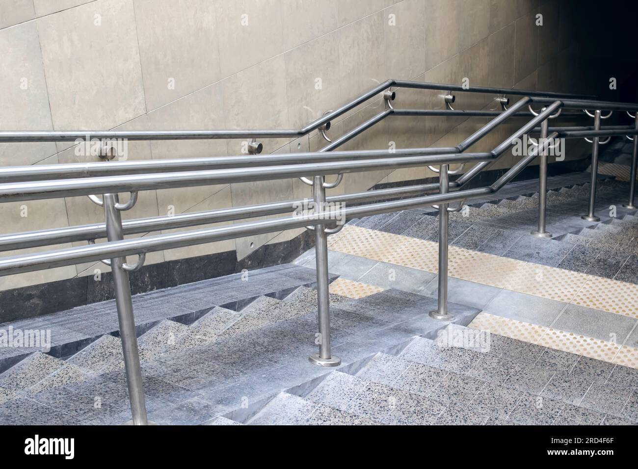 Ramp and steps to pedestrian subway hi-res stock photography and images ...