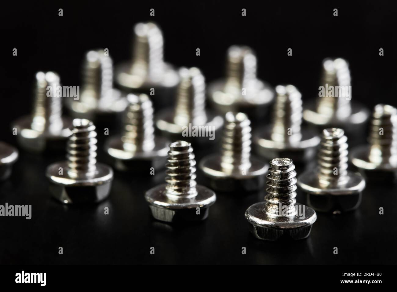 A group of Small bolts for computer equipment and computer assembly on ...