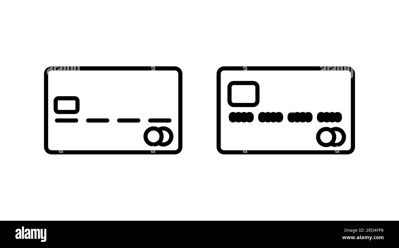 Credit card icon vector. payment icon. debit payment icon Stock Vector ...