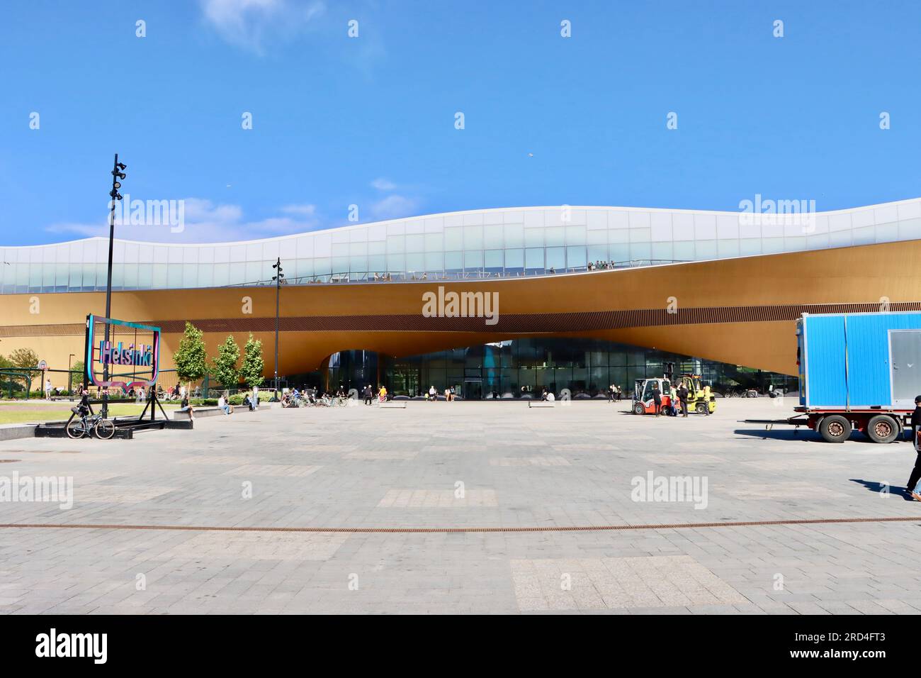 Helsinki Central Library Oodi in central Helsinki, Finland Stock Photo ...