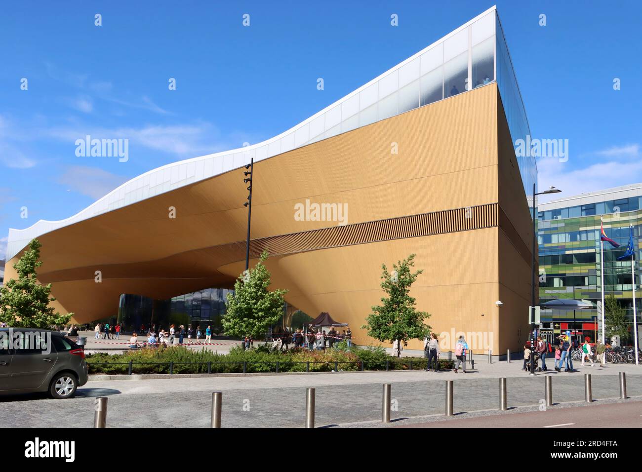 Helsinki Central Library Oodi in central Helsinki, Finland Stock Photo ...