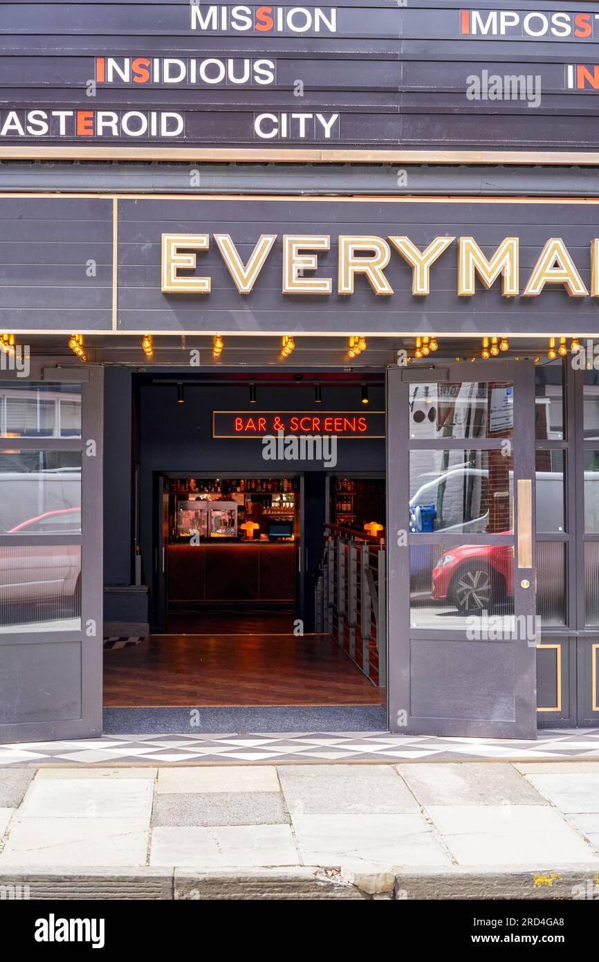 Everyman cinema entrance hi-res stock photography and images - Alamy