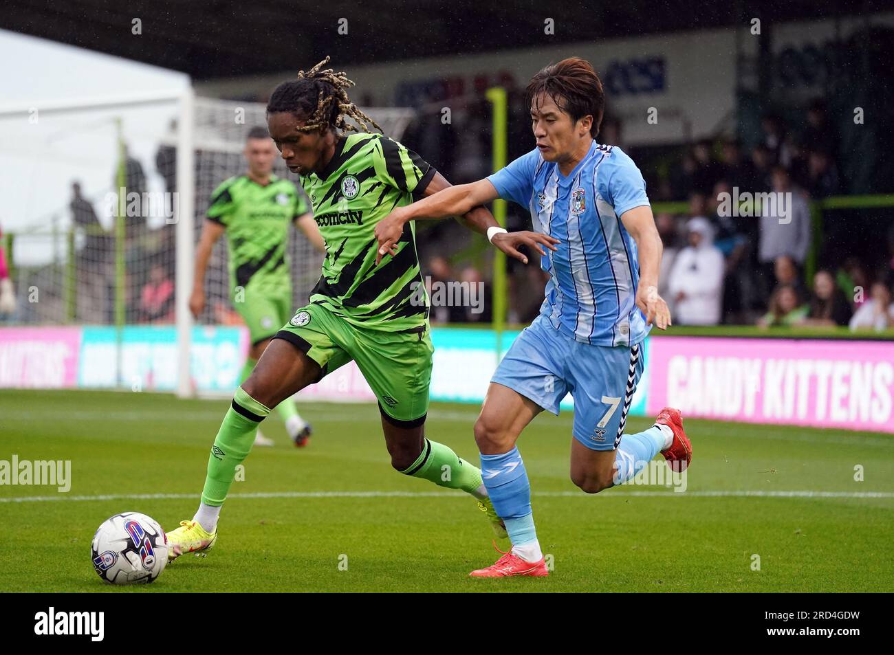 Coventry City's Tatsuhiro Sakamoto in action during the pre-season ...