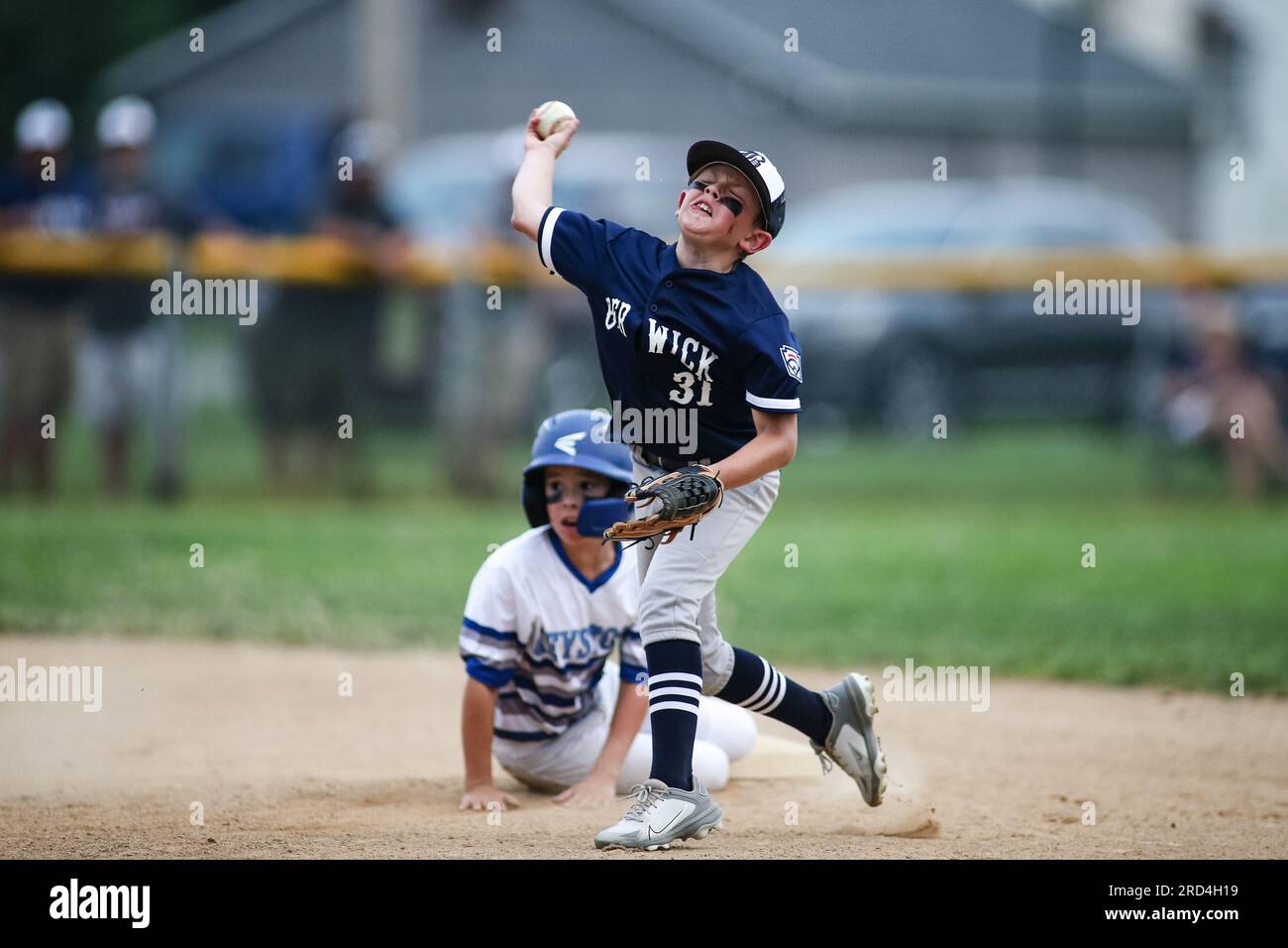 Danville, United States. 17th July, 2023. Berwick shortstop Cameron ...