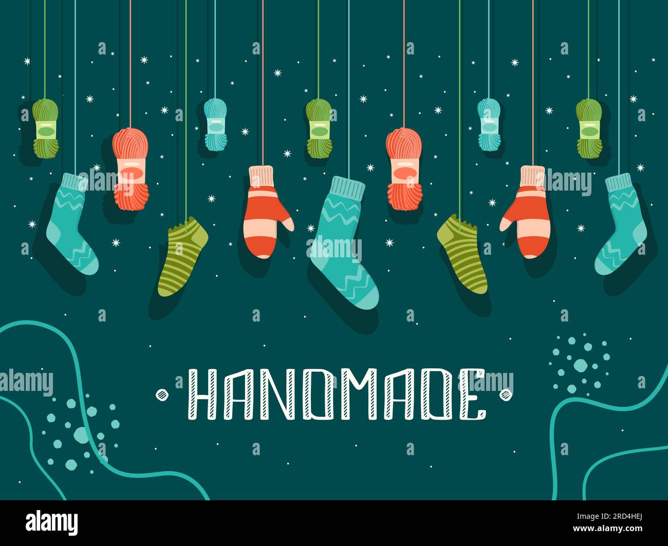 Vintage clothes hanging on Stock Vector Images - Alamy