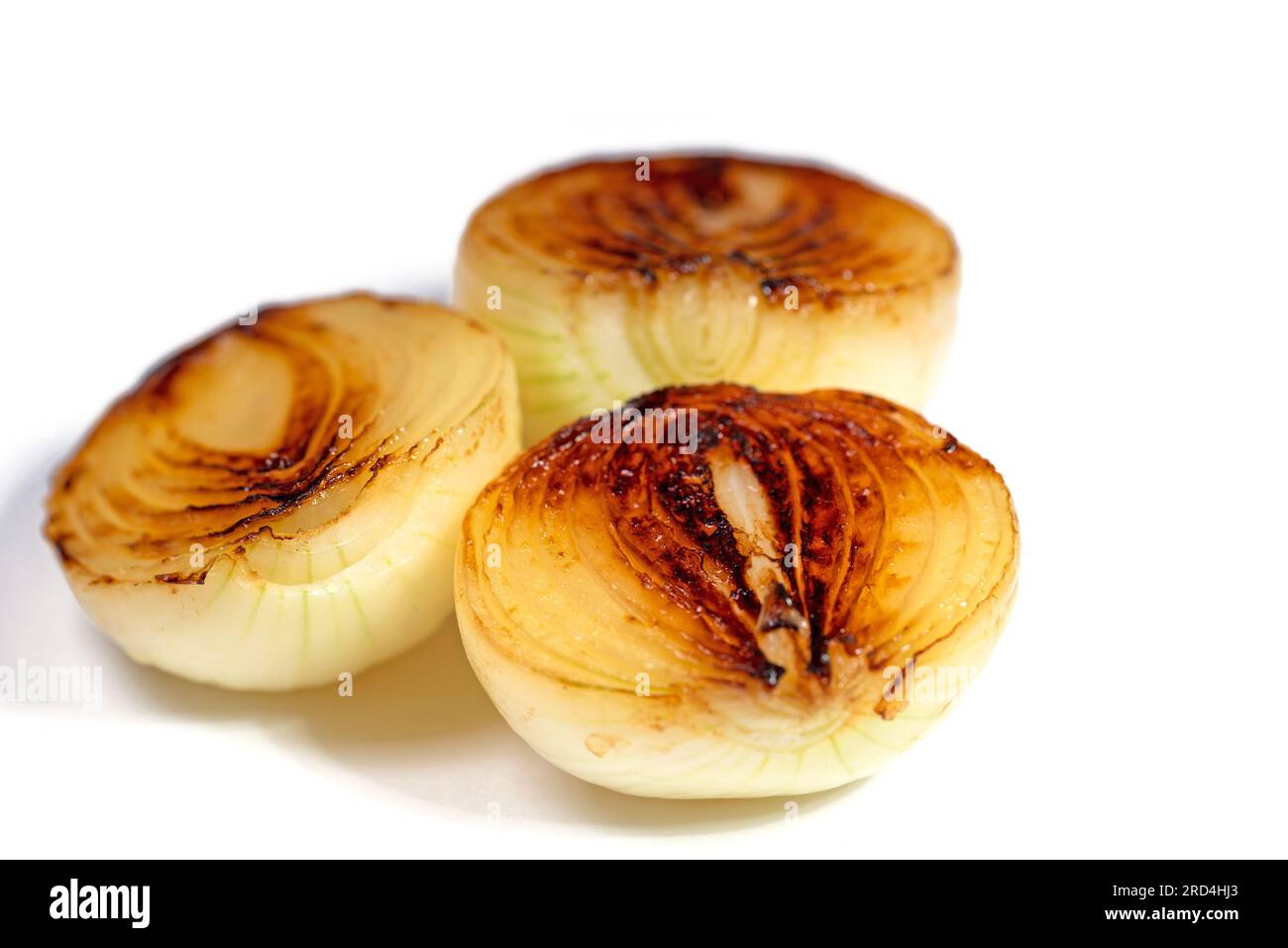 Roasted onions in a closeup Stock Photo - Alamy