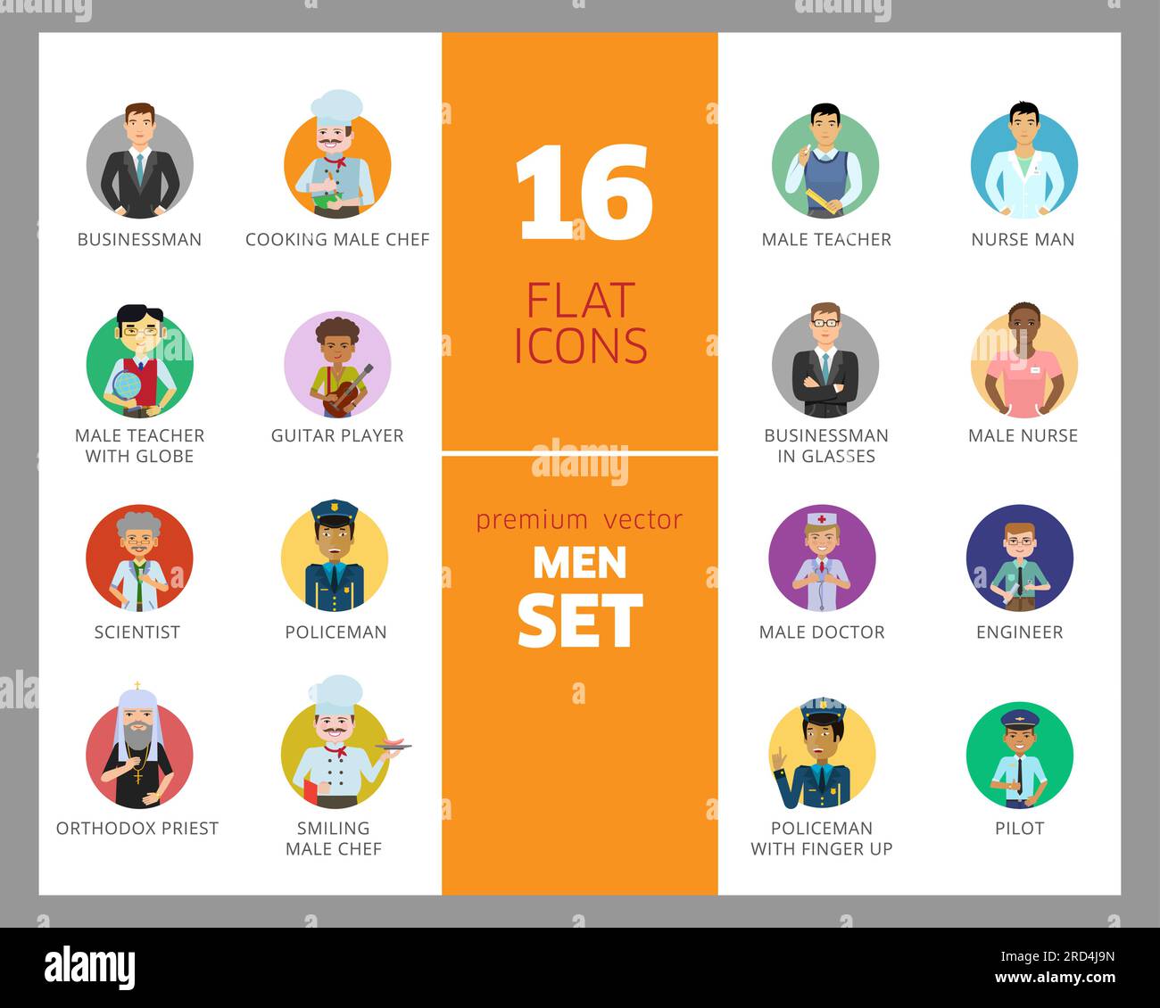 Men Icons Set1 Stock Vector Image & Art - Alamy