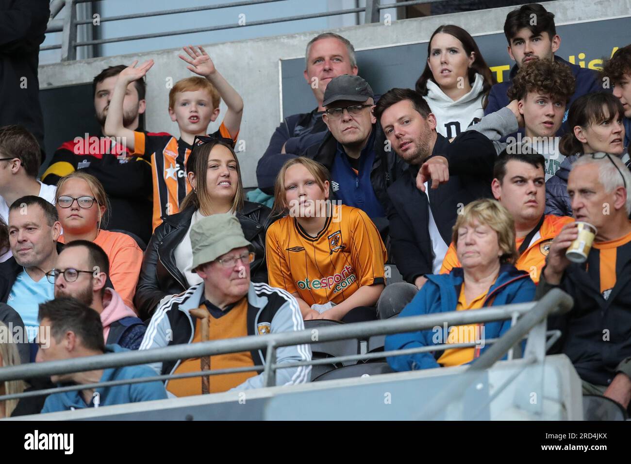 Hull City supporters during the Pre-season friendly match Hull City vs ...