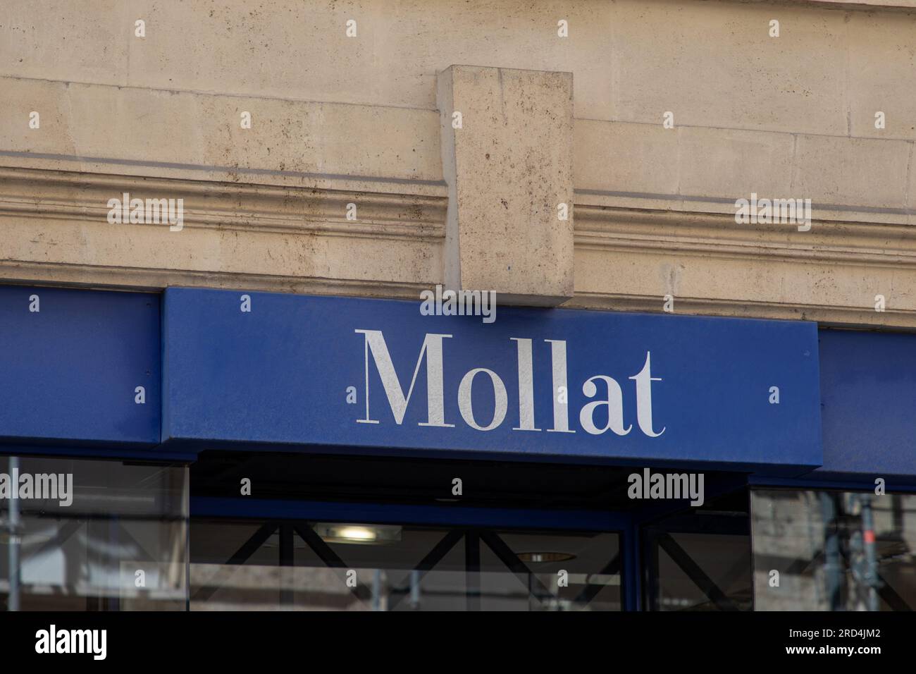 Bordeaux , France - 07 01 2023 : Librairie Mollat Bordeaux facade store ...