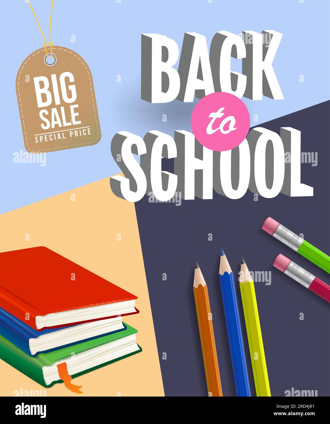 Notebooks on yellow background Stock Vector Images - Alamy