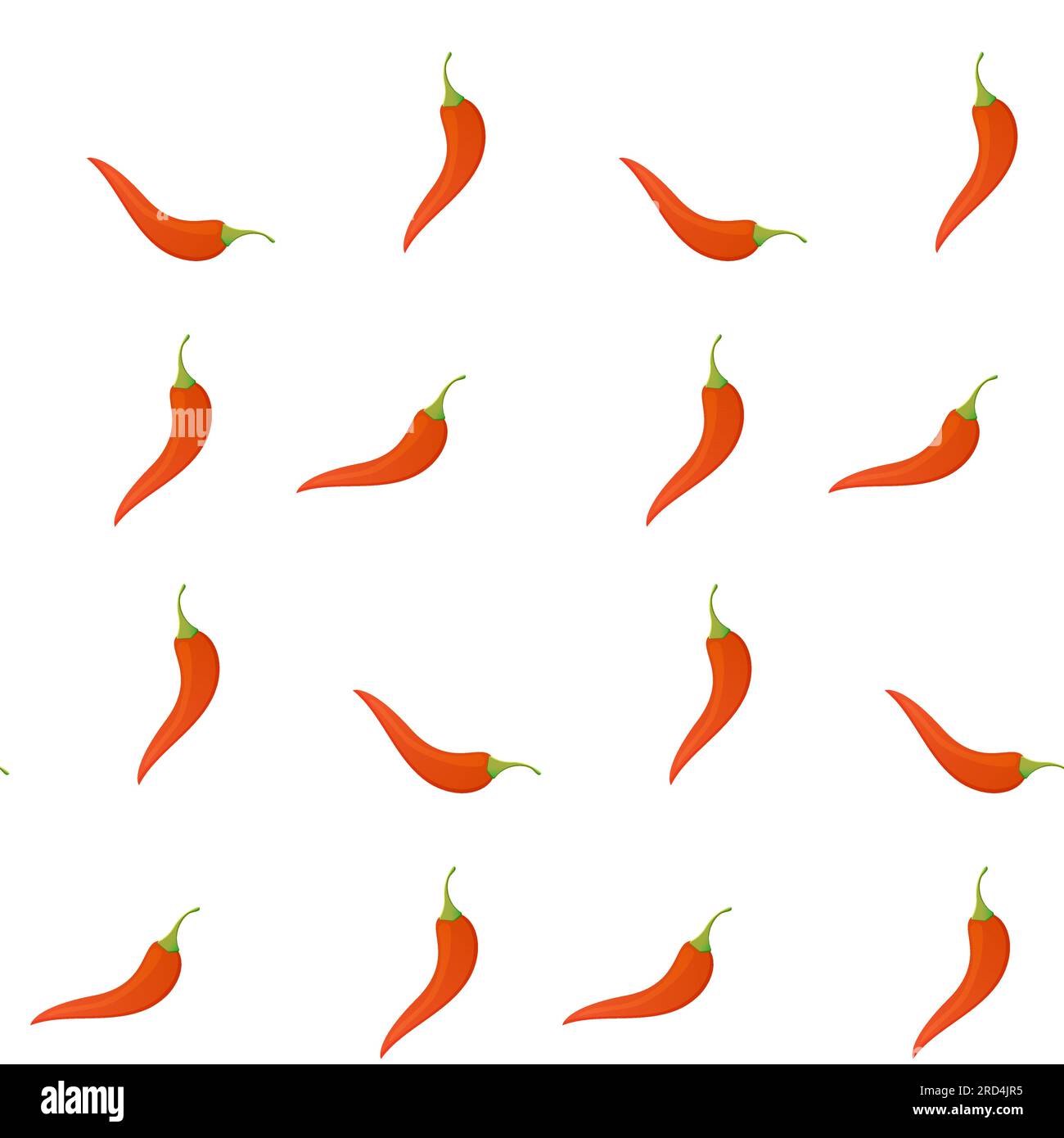 Chilli pepper pattern seamless food vegetable. Mexican vector ...