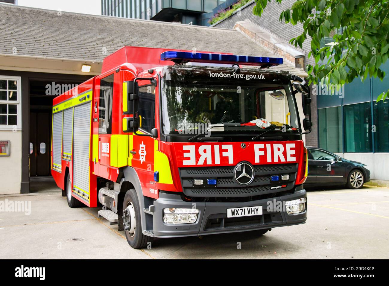 London, England, Uk - 27 June 2023: Fire engine of the London Fire ...