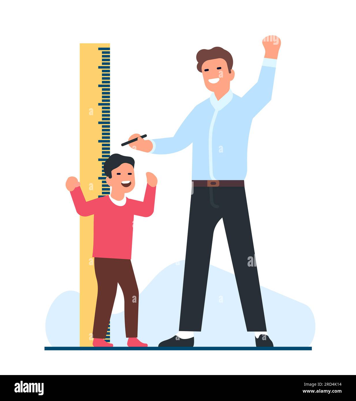 Baby measure length Cut Out Stock Images & Pictures - Alamy