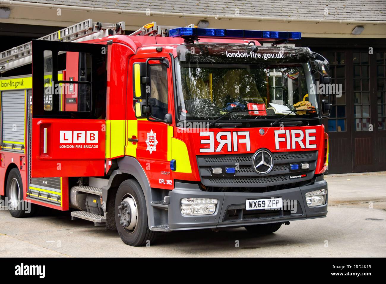 London, England, Uk - 27 June 2023: Fire engine of the London Fire ...