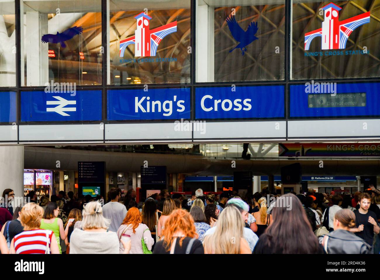 London, England, UK - 27 June 2023: People entering King's Cross ...