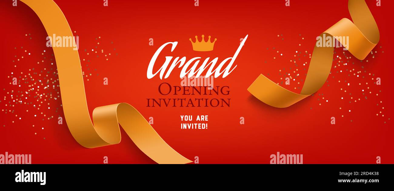 Grand Opening Banner Png