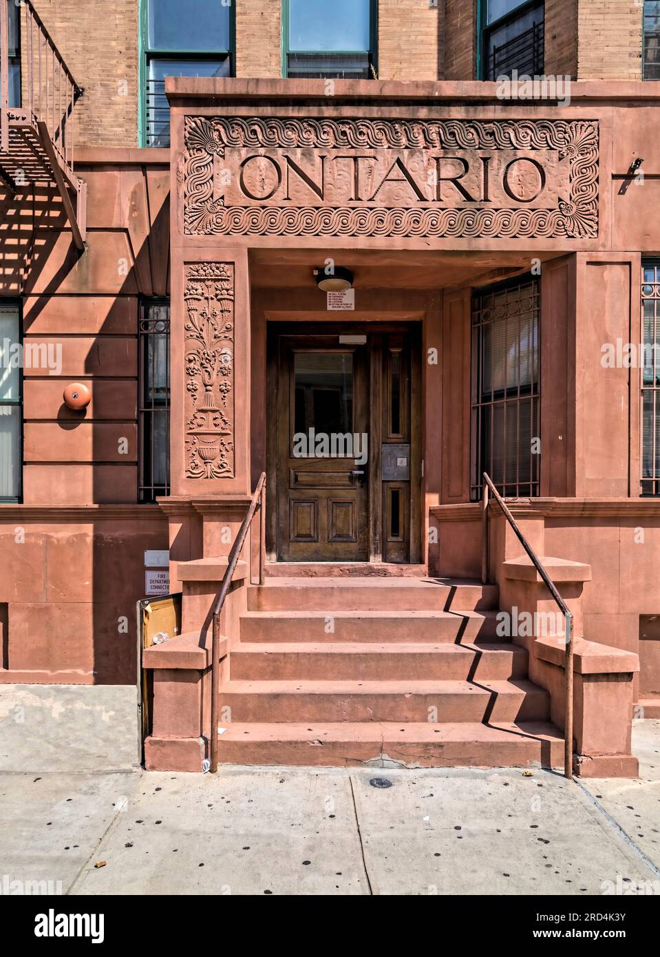 Bedford Stuyvesant: Brick-and-brownstone Ontario is a five-story twin ...