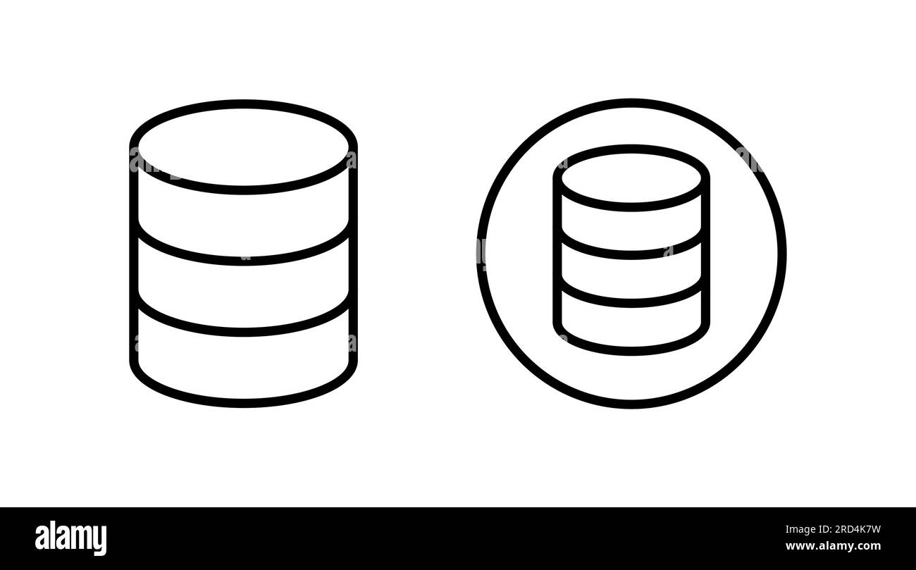 Database icon vector. server icon. storage Stock Vector Image & Art - Alamy