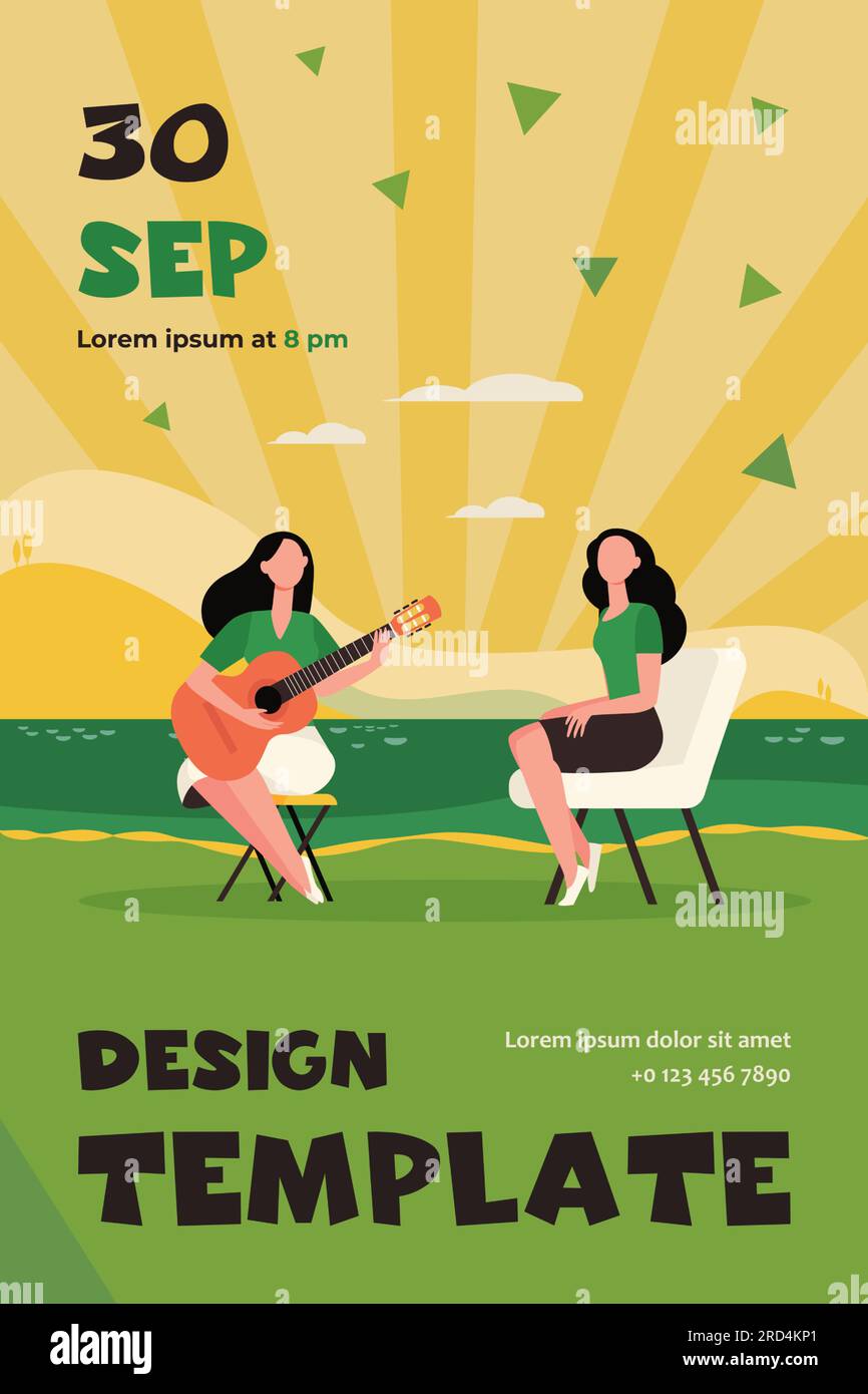 Two friends camping lake Stock Vector Images - Alamy