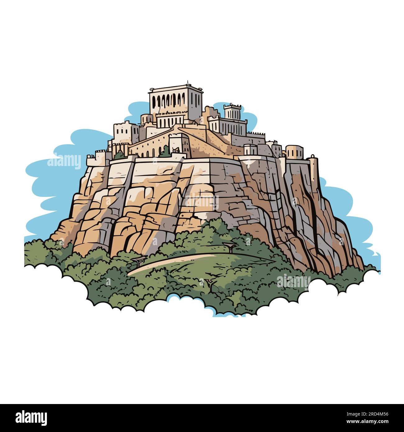 Acropolis Clipart
