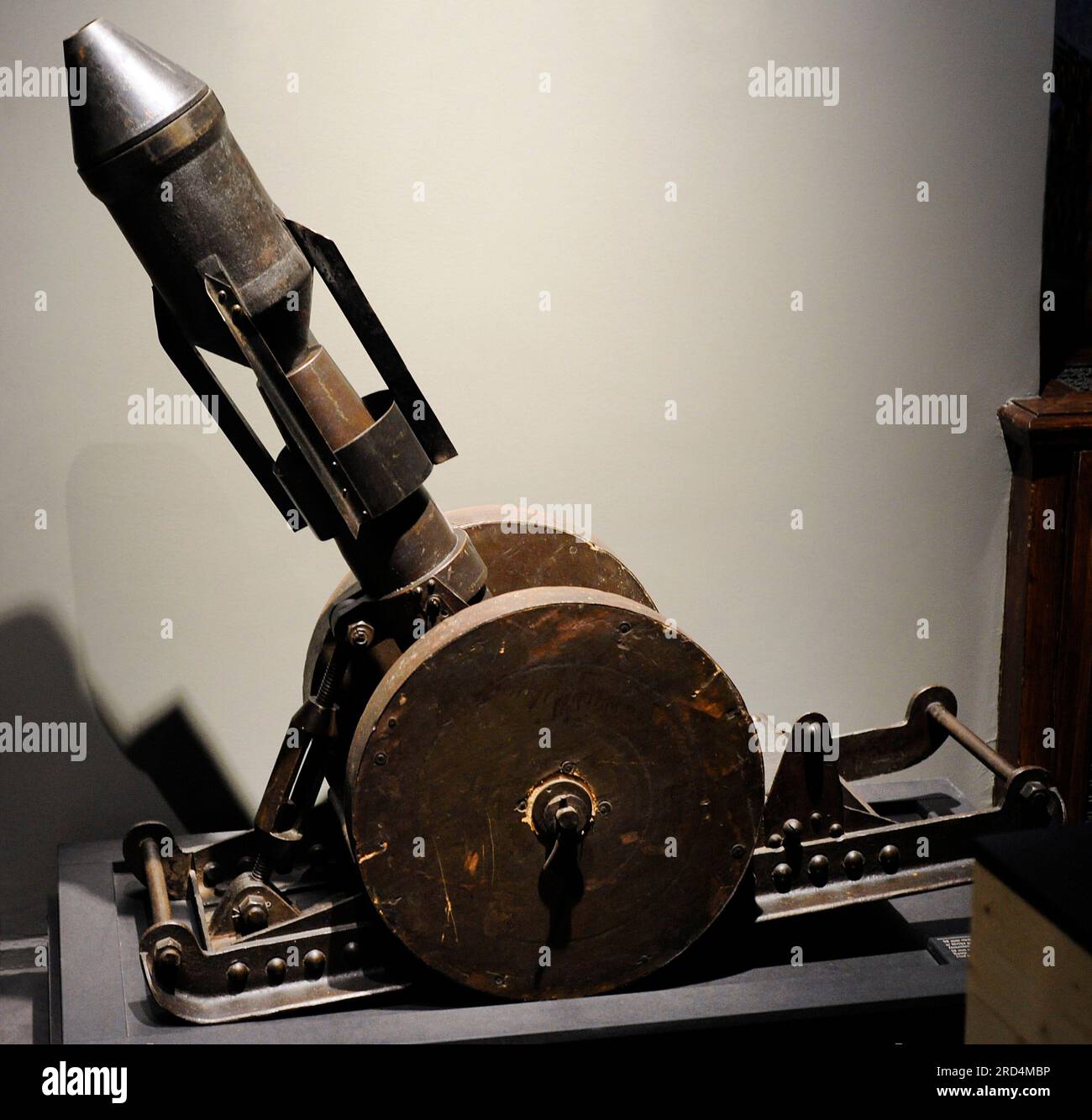 First World War (1914-1918). 58 mm FR trench mortar with shell. Russia ...