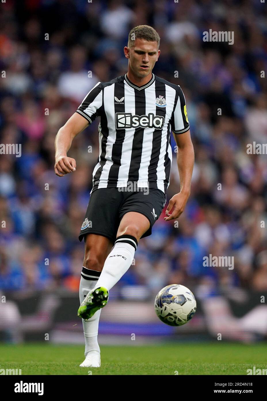 Newcastle United's Sven Botman in action during the pre-season friendly ...