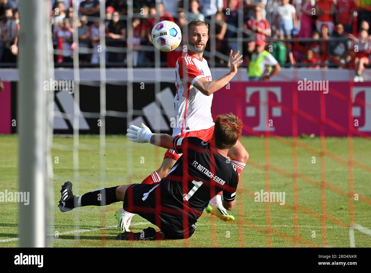 Rottach Egern, Germany. 18th July, 2023. goal Konrad LAIMER (FC Bayern ...
