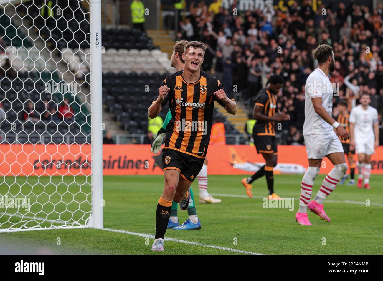 Will Jarvis #36 of Hull City celebrates his goal and makes the score 1 ...