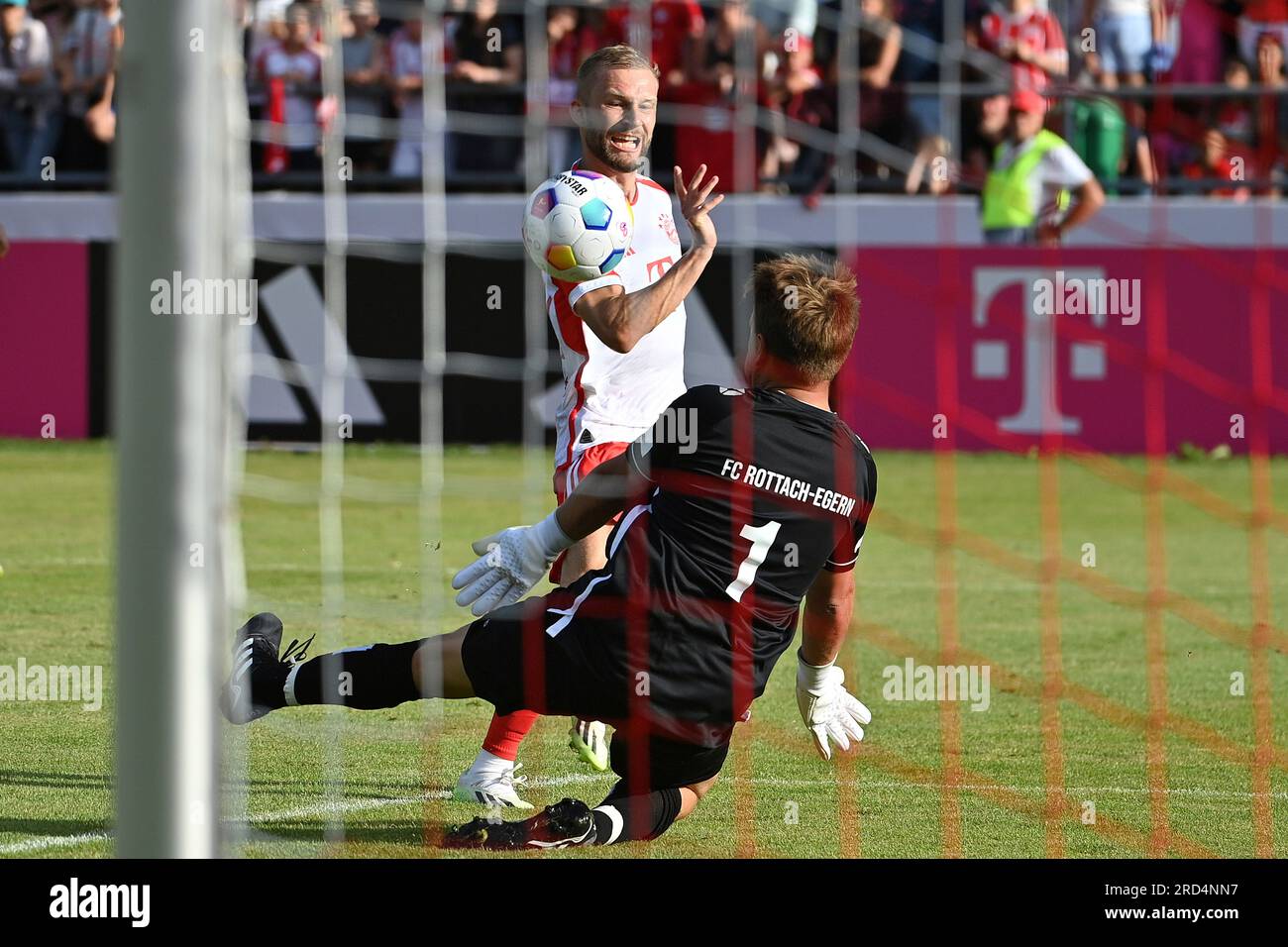 Rottach Egern, Germany. 18th July, 2023. goal Konrad LAIMER (FC Bayern ...