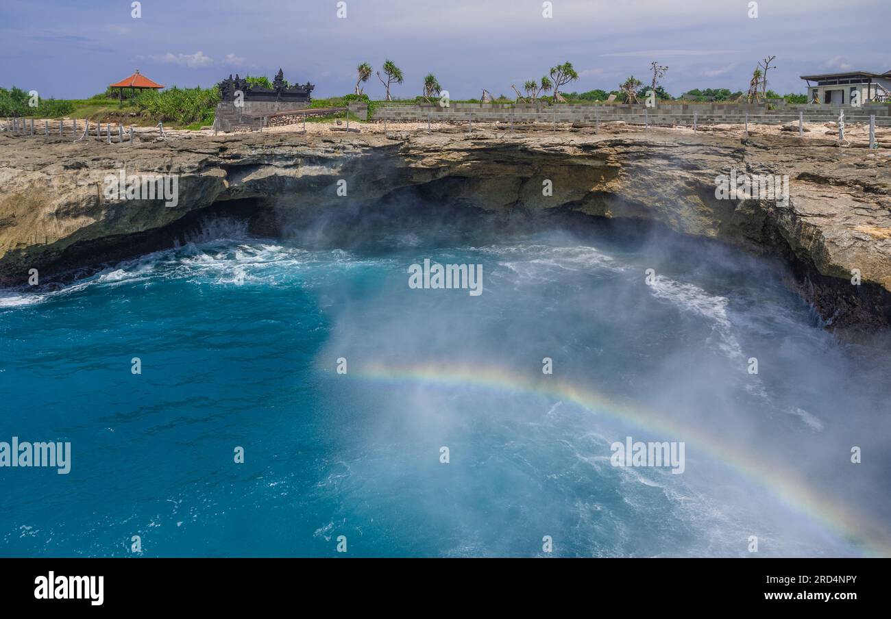 Devil’s Tears In Nusa Lembongan island, Bali, Indonesia Stock Photo - Alamy