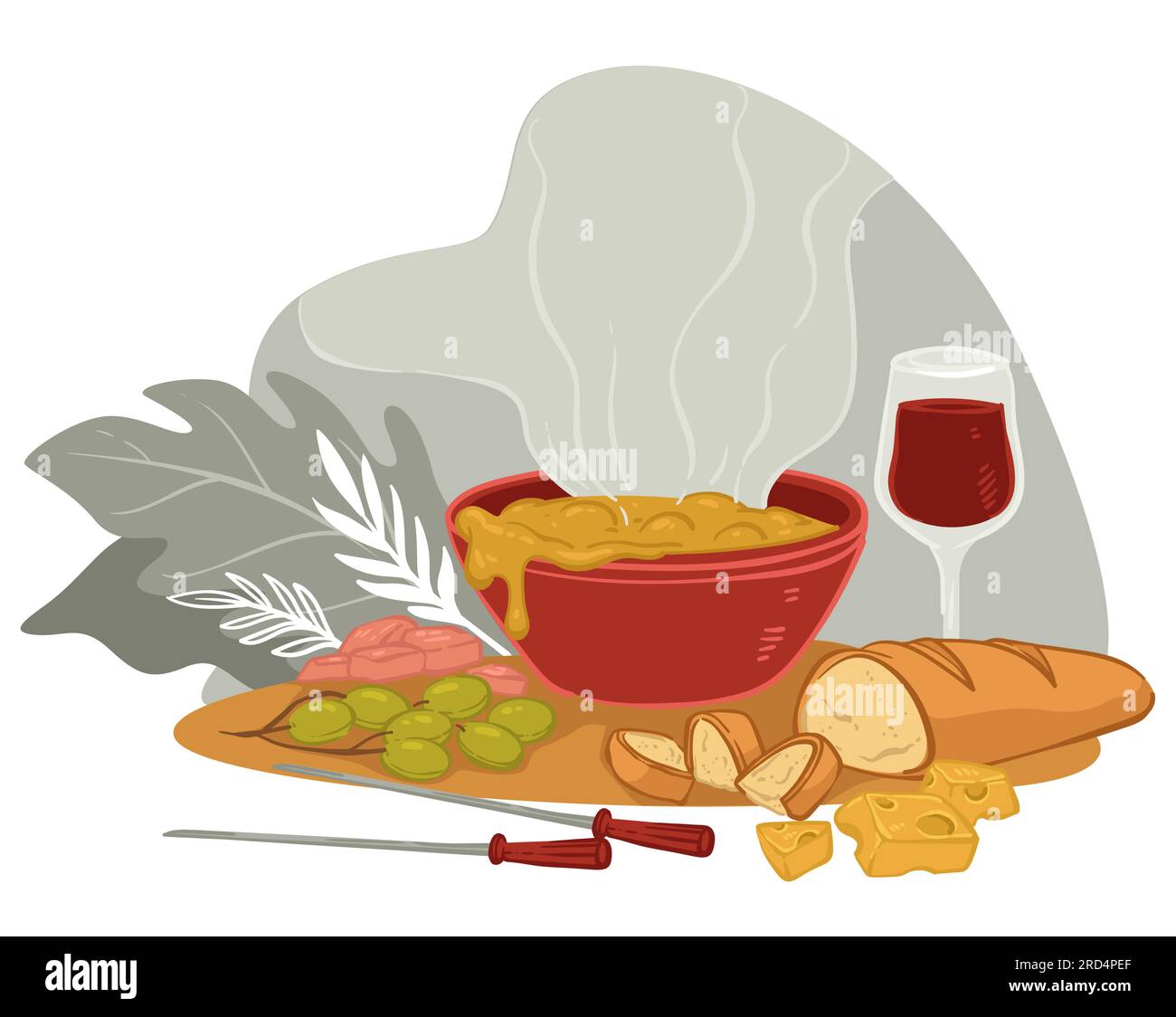 Wine fruit on table Stock Vector Images - Alamy