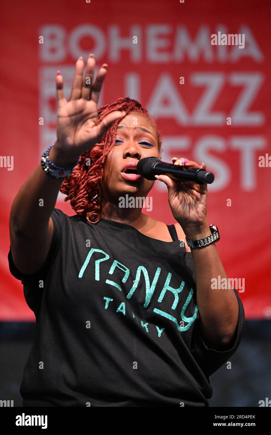 Brno, Czech Republic. 18th July, 2023. American band Ranky Tanky ...